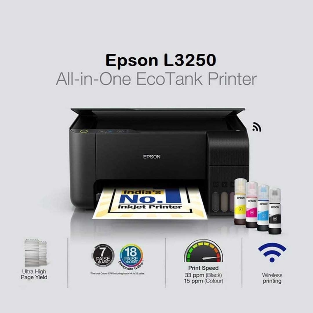 Epson EcoTank L3250 Price in Nepal | Wi-Fi All-in-One Ink Tank Printer
